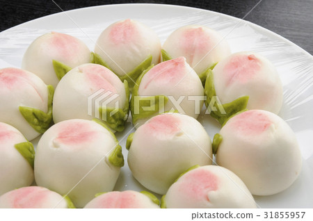 Chinese dessert peach bun - Stock Photo [31855957] - PIXTA