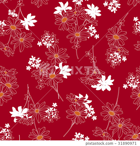 Margaret floral design - Stock Illustration [31890971] - PIXTA