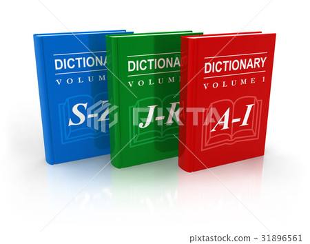 3-volume dictionary - Stock Illustration [31896561] - PIXTA