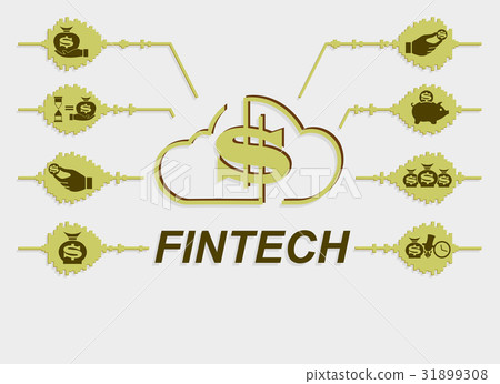 sign, symbol Financial Technology - Stock Illustration [31899308] - PIXTA