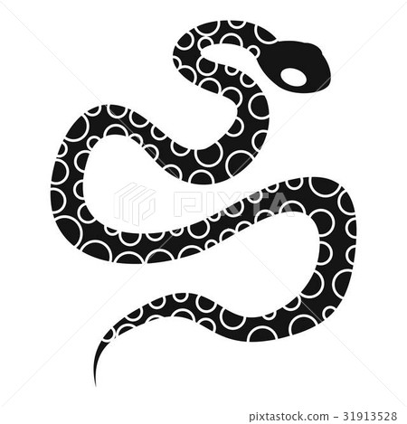 Python snake icon, simple style - Stock Illustration [31913528] - PIXTA
