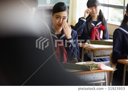 High School Homeroom Classroom With Students