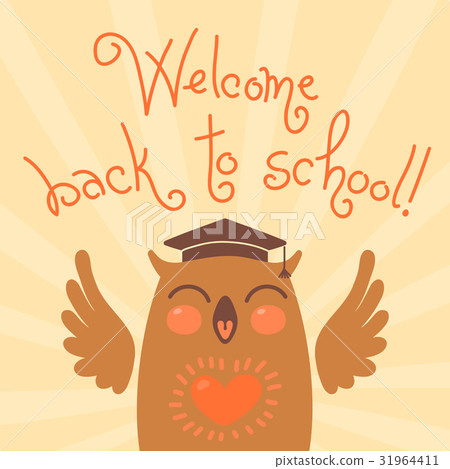 Back To School Owl Clipart