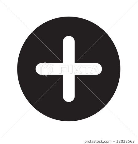 add plus sign icon illustration design - Stock Illustration [32022562 ...