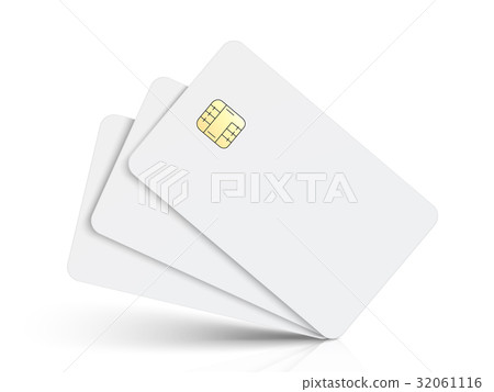 blank chip cards - Stock Illustration [32061116] - PIXTA