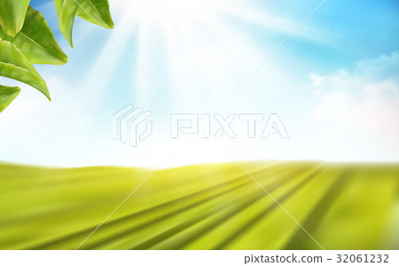 open fields background - Stock Illustration [32061232] - PIXTA