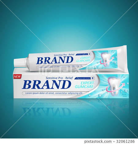 toothpaste package design - Stock Illustration [32061286] - PIXTA
