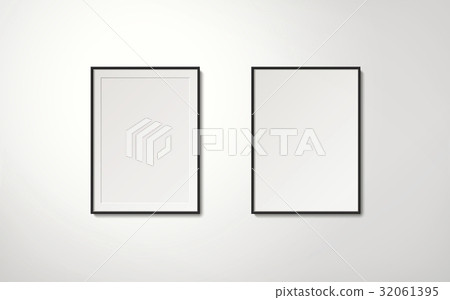 Orderly picture frames collection - Stock Illustration [32061395] - PIXTA