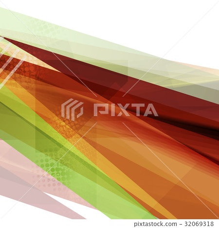 Abstract bright orange and green tech background - Stock Illustration ...