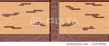 Multicolor brick lay texture wallpaper - Stock Illustration [32079006 ...