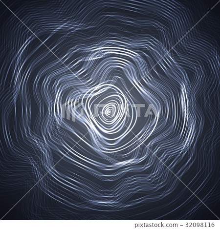Abstract Moire Texture Vector. Moire Waves. Modern - Stock Illustration ...