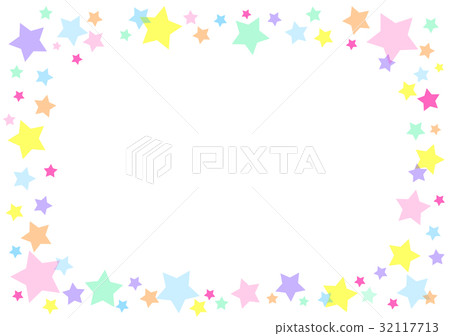 Star colorful frame - Stock Illustration [32117713] - PIXTA