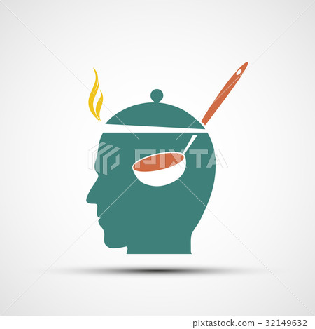 Human head. Pan. - Stock Illustration [32149632] - PIXTA