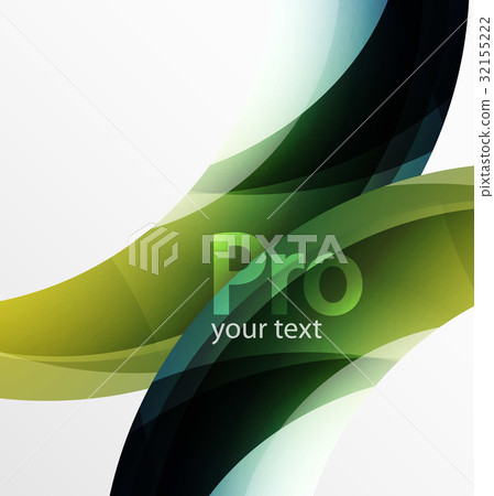Futuristic hi-tech glass wave abstract background - Stock Illustration ...