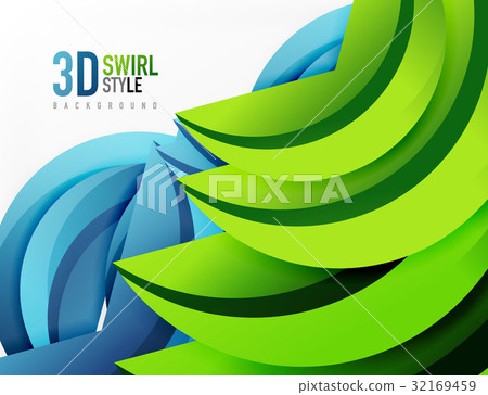 3D wave design - Stock Illustration [32169459] - PIXTA