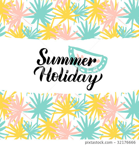 Summer Holiday Design - Stock Illustration [32176666] - PIXTA