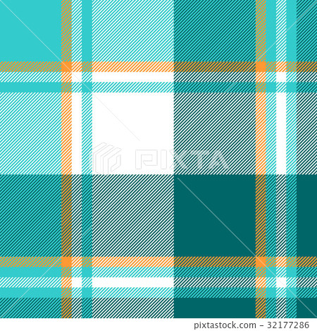 Blue check fabric textile seamless pattern - Stock Illustration ...