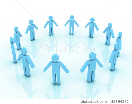 Human circle - Stock Illustration [32194221] - PIXTA