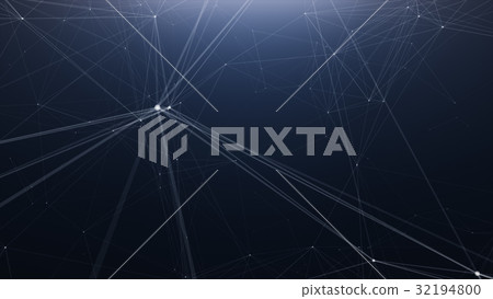 Plexus technology abstract line background - Stock Illustration ...