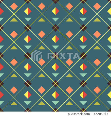 Seamless geometric abstract pattern. Vector - Stock Illustration ...