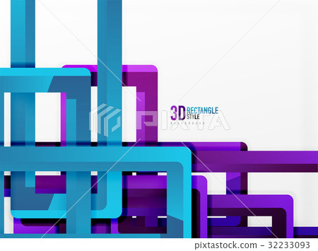 Rectangle tube elements, vector background - Stock Illustration ...