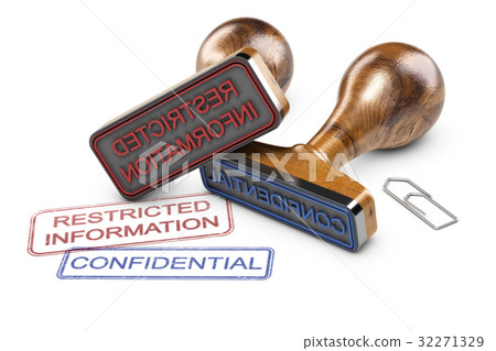 Restricted Information, Confidential Data - Stock Illustration ...