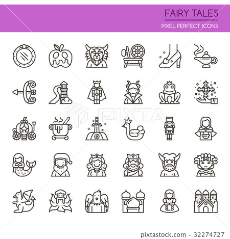 Fairy Tales Elements - Stock Illustration [32274727] - PIXTA