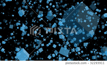 Abstract background with square particles - Stock Illustration ...