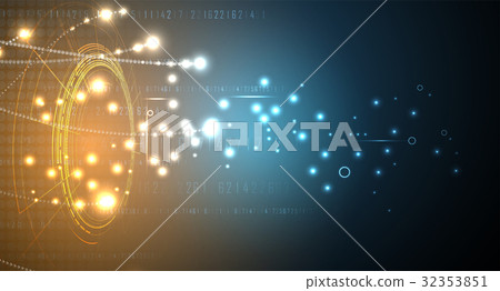 abstract internet computer technology solution-插圖素材 [32353851] - PIXTA圖庫