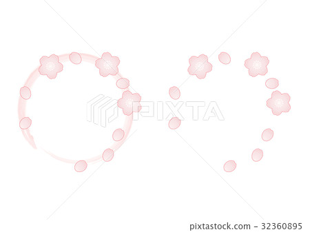 Cherry tree ring _b - Stock Illustration [32360895] - PIXTA
