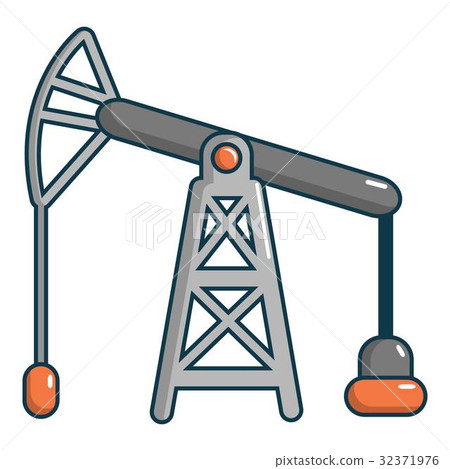 Oil pump icon, cartoon style - Stock Illustration [32371976] - PIXTA