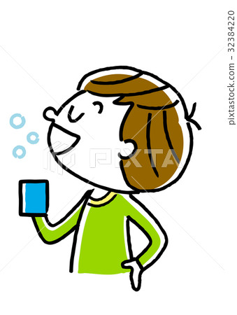 Child: gargle - Stock Illustration [32384220] - PIXTA