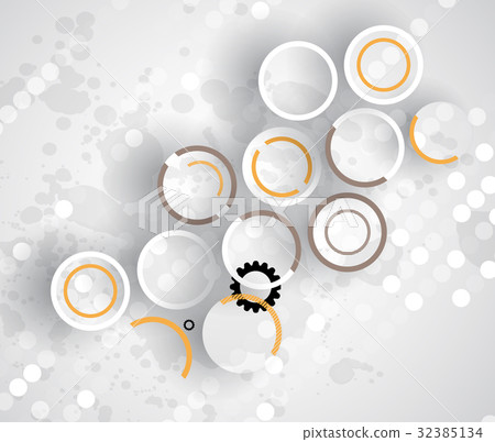 Abstract hexagon background. Technology polygonal - Stock Illustration ...