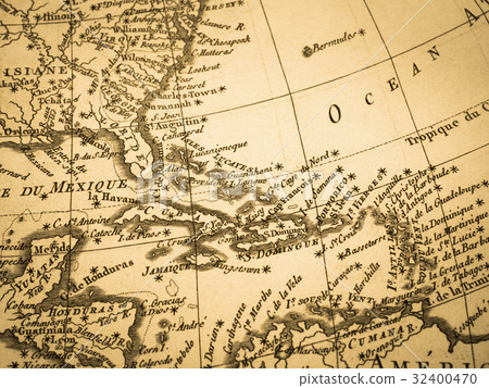 Old Map Latin America - Stock Photo [32400470] - PIXTA