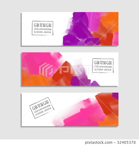 Vector banner shapes collection isolated on white - Stock Illustration ...