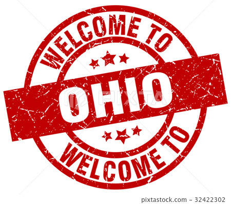 welcome to Ohio red stamp - Stock Illustration [32422302] - PIXTA