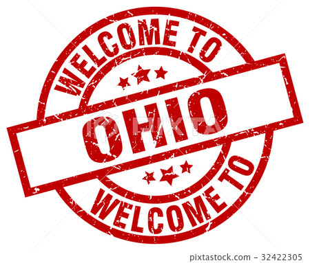 welcome to Ohio red stamp - Stock Illustration [32422305] - PIXTA