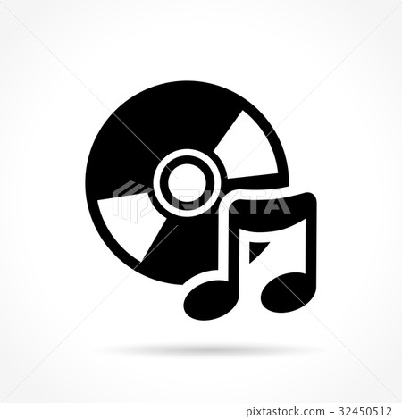 music disc icon - Stock Illustration [32450512] - PIXTA