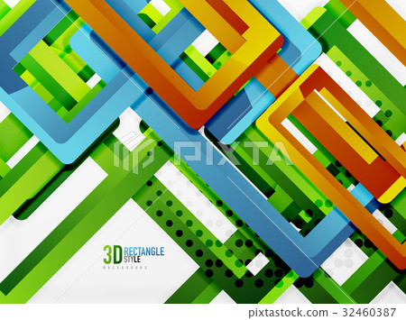Rectangle tube elements, vector background - Stock Illustration ...
