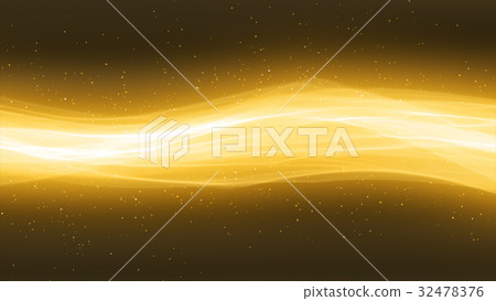 Glitter Wave Line - Stock Illustration [32478376] - PIXTA