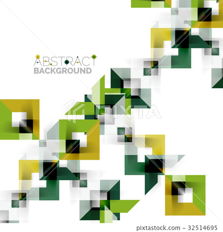 Modern square geometric pattern design on white - Stock Illustration ...