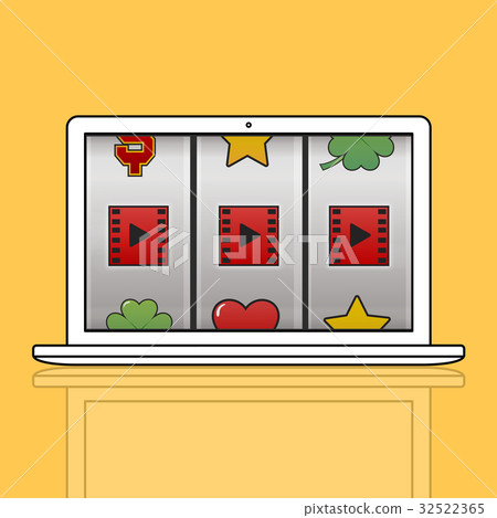 Slot Machine Game Music Symbols - Stock Illustration [32522365] - PIXTA