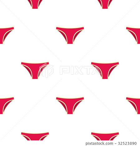 Pink female panties pattern seamless - Stock Illustration [32523890 ...