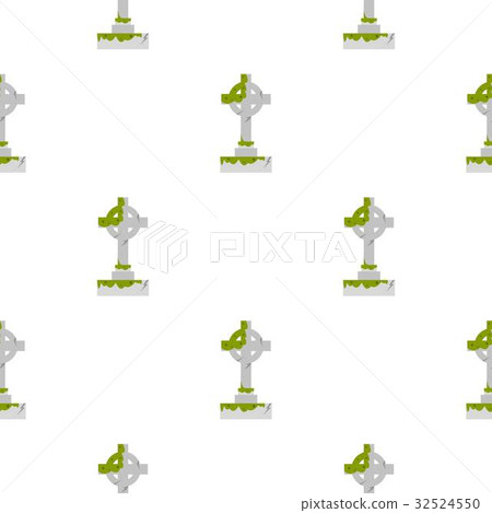 Irish celtic cross pattern seamless - Stock Illustration [32524550] - PIXTA