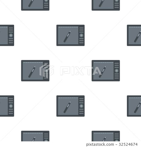 Graphics tablet pattern seamless - Stock Illustration [32524674] - PIXTA