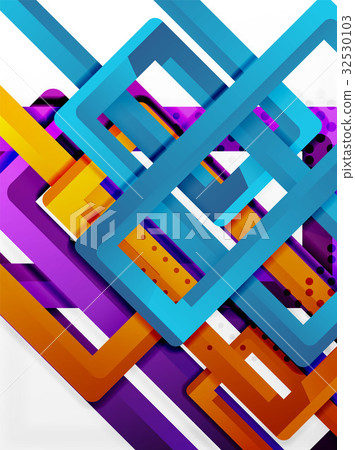 Rectangle tube elements, vector background - Stock Illustration ...