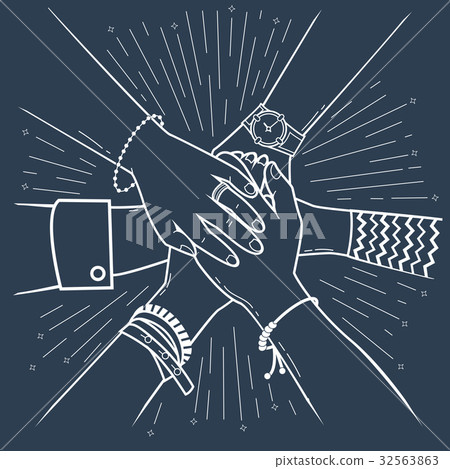 silhouette of a successfully concluded - Stock Illustration [32563863 ...