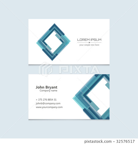 Vector logo with business card - Stock Illustration [32576517] - PIXTA
