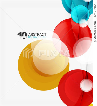 Circle vector background-插圖素材 [32578964] - PIXTA圖庫