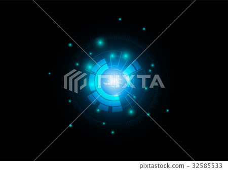 Abstract technology communication design - Stock Illustration [32585533 ...